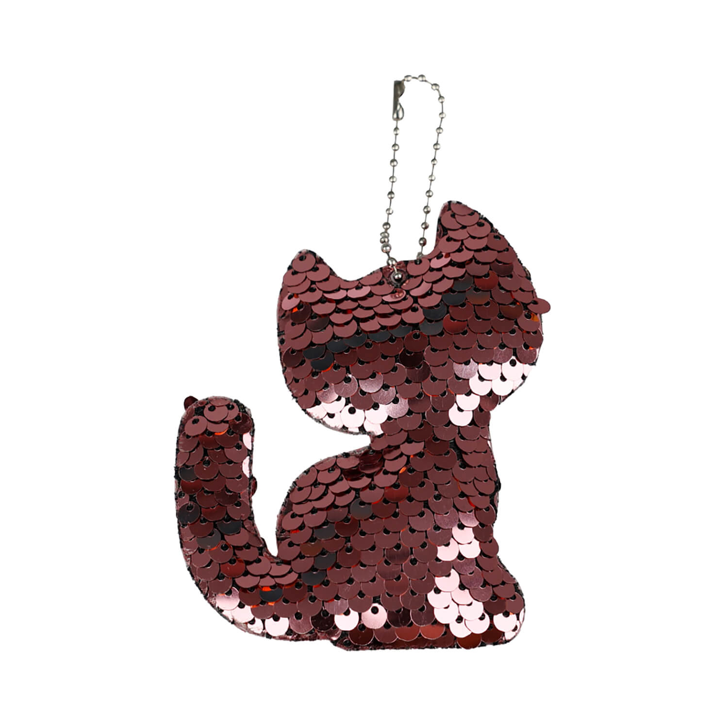 Keychain Pink Cat Sequin